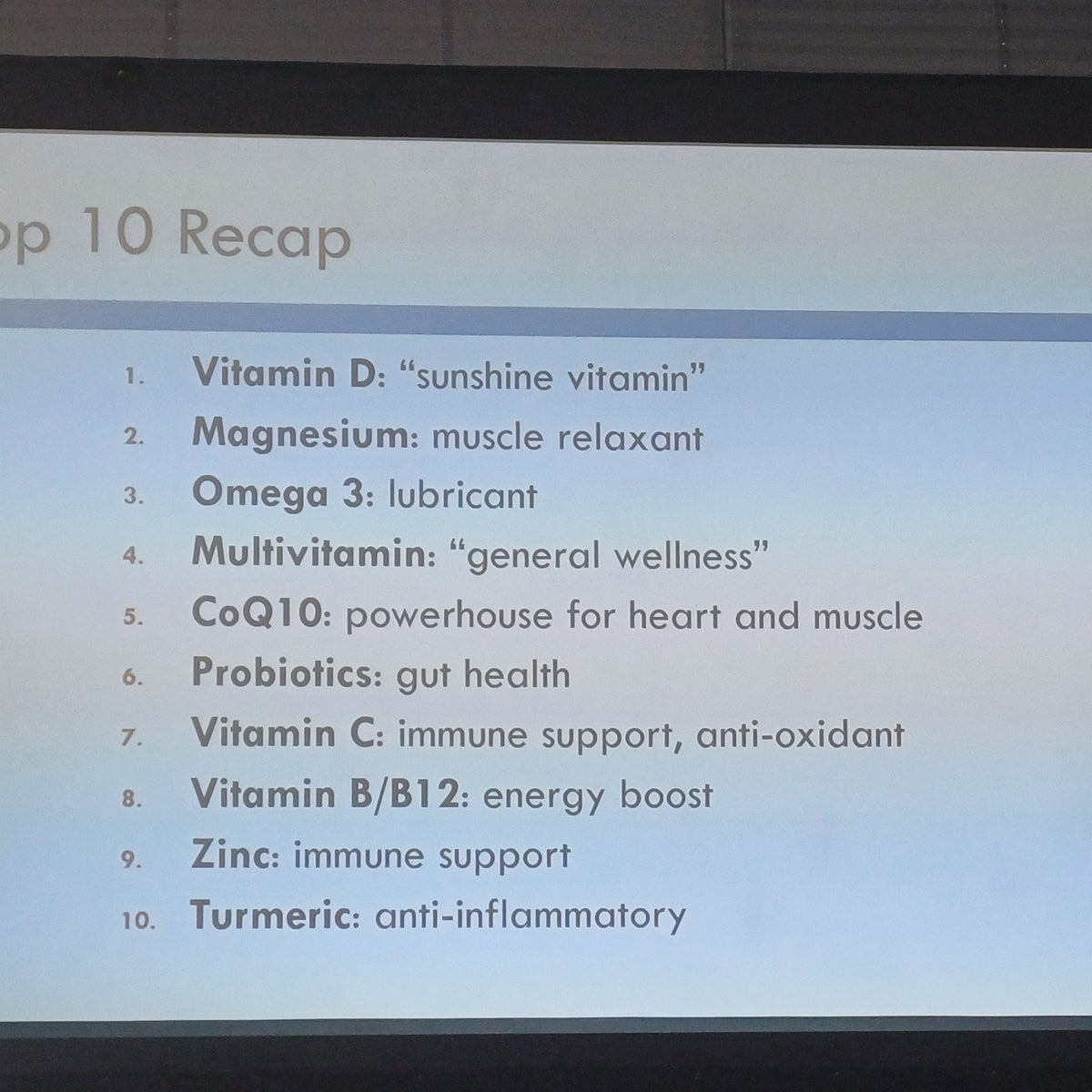 The TOP 13 Supplements – Empower Therapies